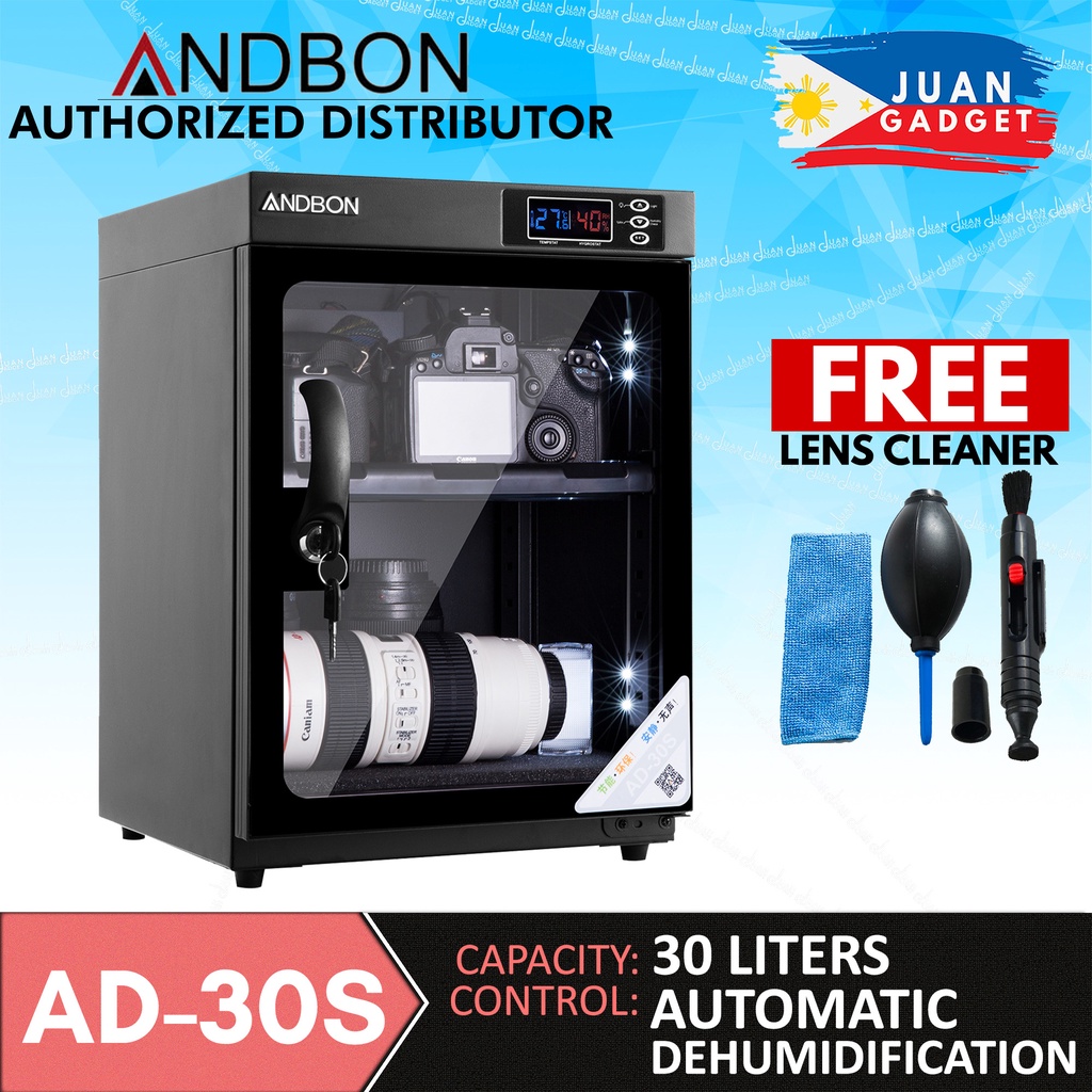 Andbon AD-30S Dry Cabinet Box 30L Liters Digital Display with Automatic ...