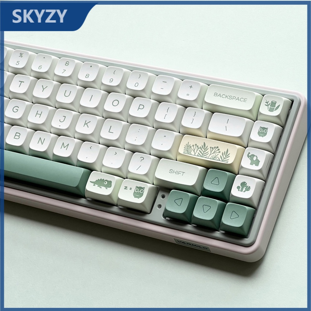144 Keys Botanical Garden Keycaps XDA Profile Cartoon PBT DYE SUB ...