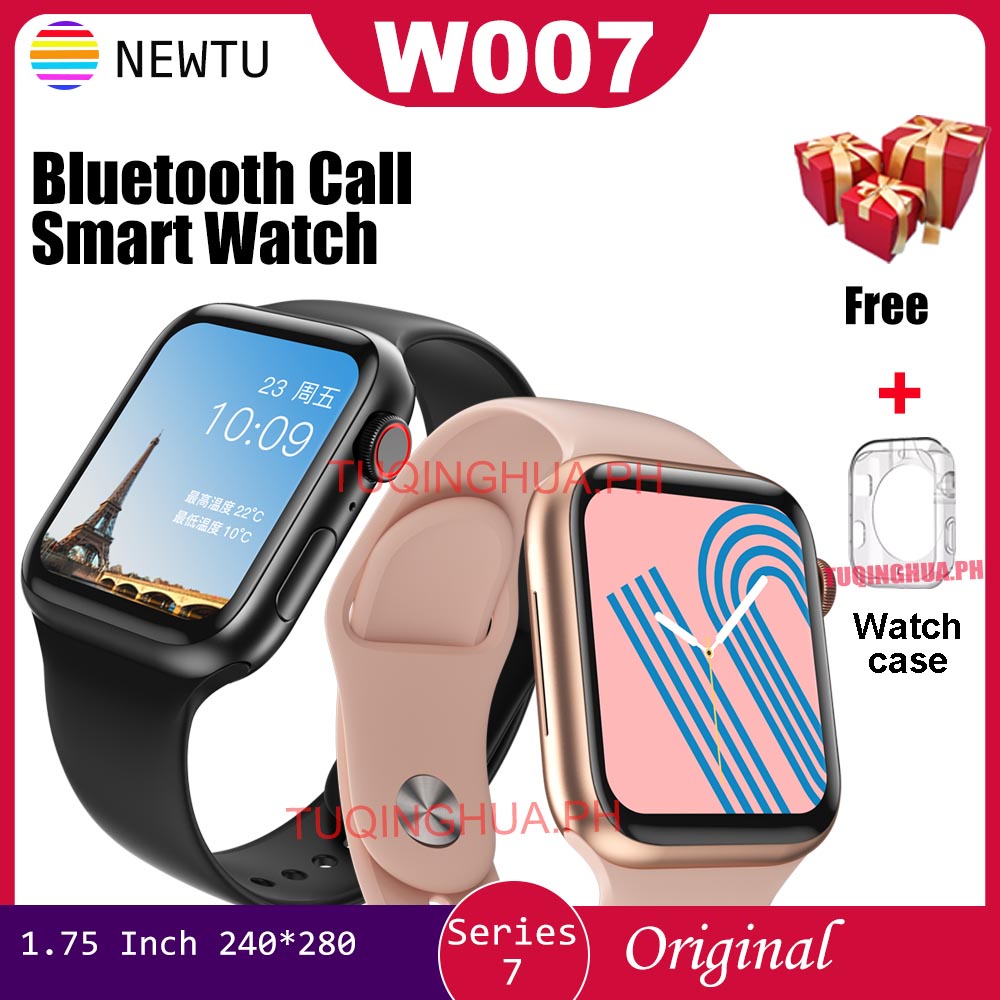 W007 Smart Watch Series 7 Call Bluetooth AI Voice Assistant Wireless ...