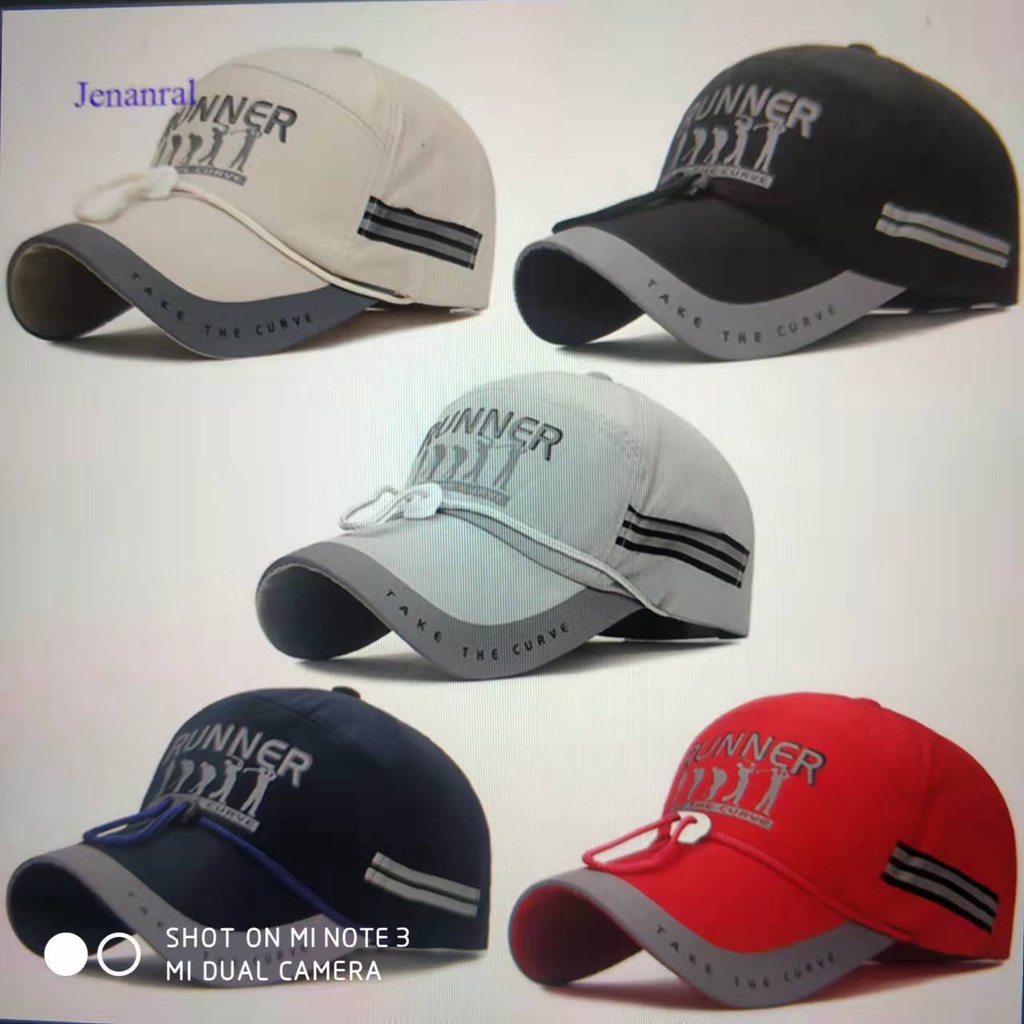 RUNNER BASEBALL CAP FASHION | Shopee Philippines