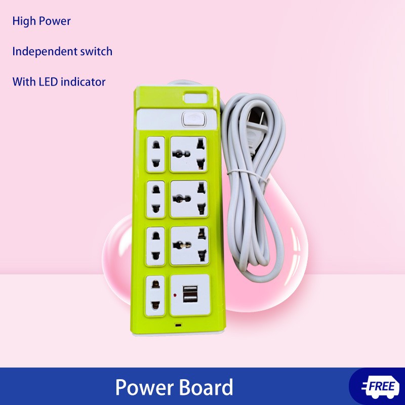 Usb socket usb charger extension cord with usb port High-power multi ...