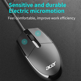 Acer mouse wired USB office and home desktop game mouse general optical ...