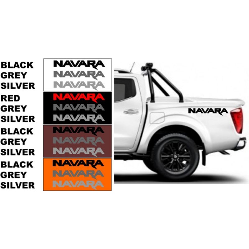 2pcs nissan navara side sticker design for any model | Shopee Philippines
