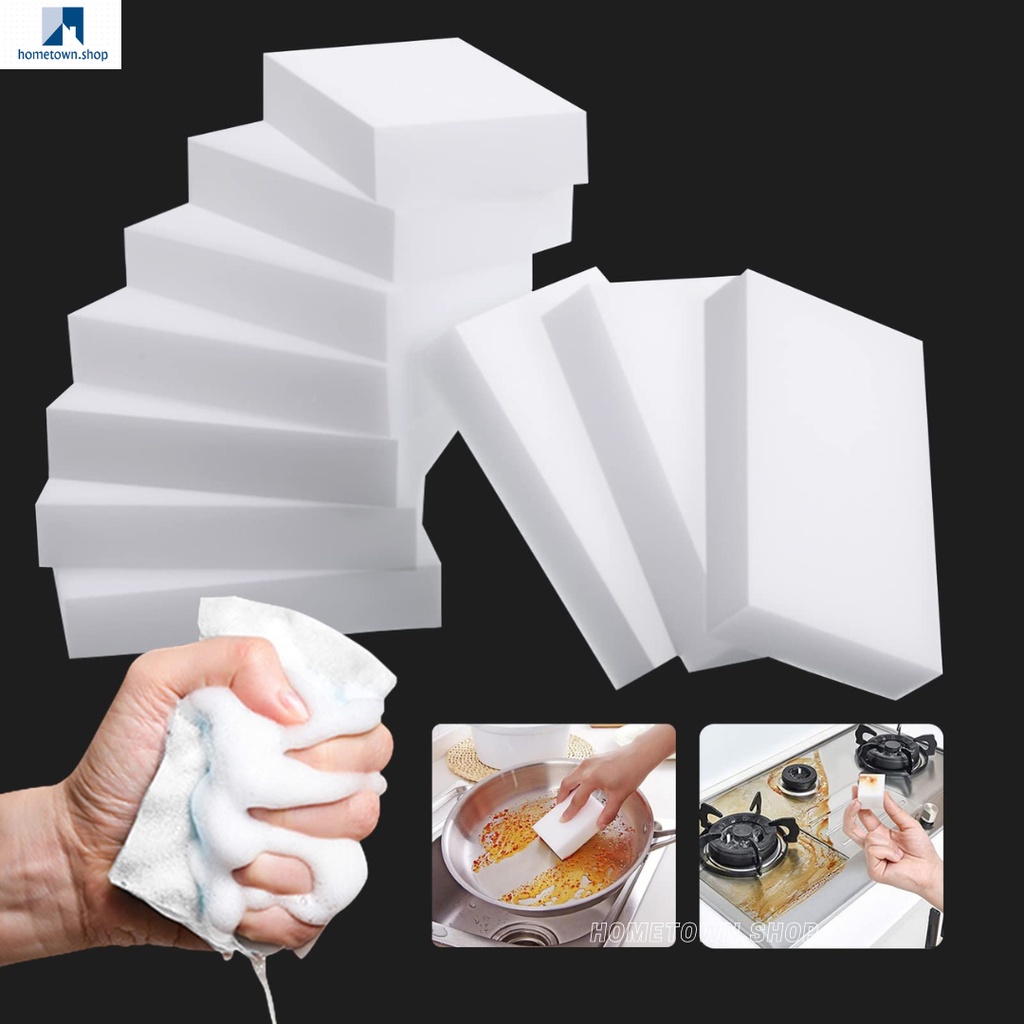 Magic White Sponge Eraser Multi-functional Foam Cleaner | Shopee ...
