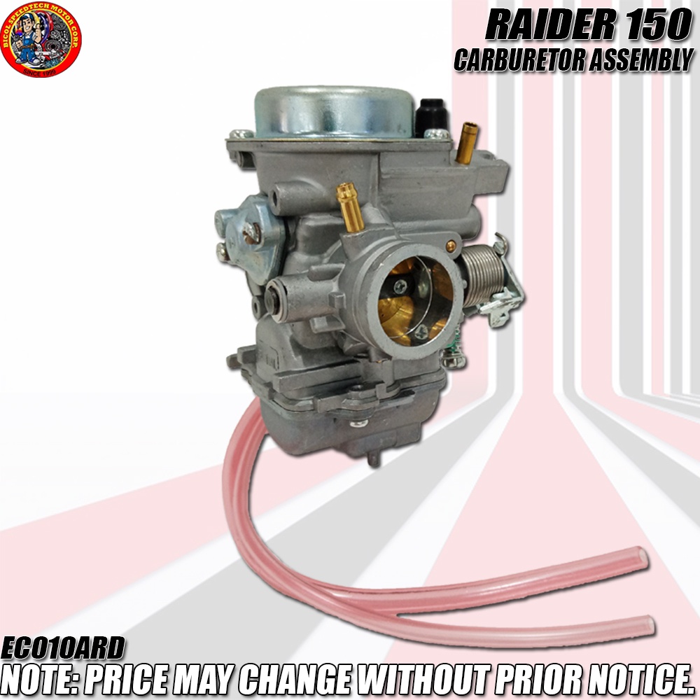 RAIDER 150 CARBURETOR ASSEMBLY (EC010ARD) | Shopee Philippines