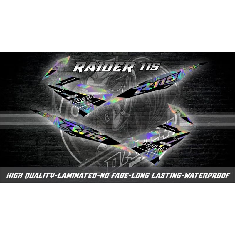 Suzuki Raider J115 Fi Decal Sticker New Design | Shopee Philippines