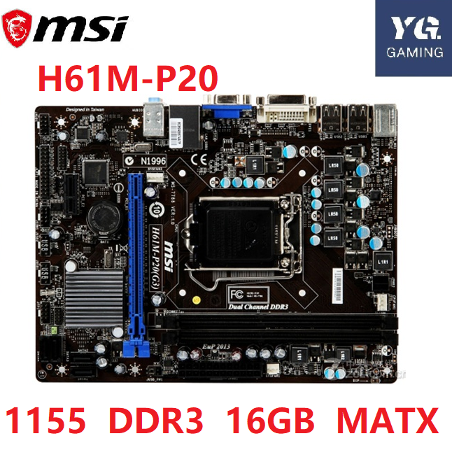 Обзор msi h61m p20 g3