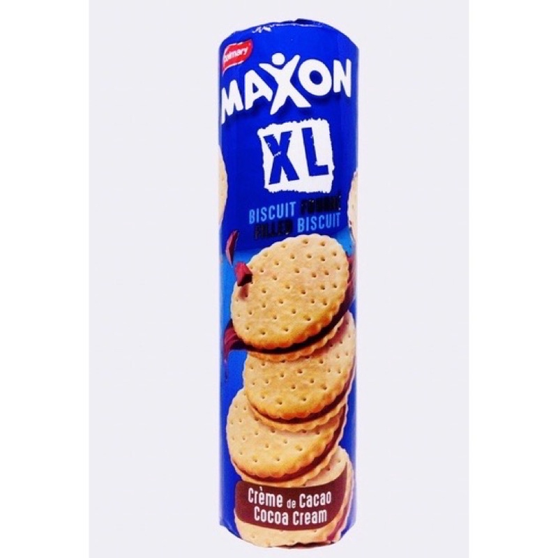 Palmary Maxon Biscuit Xl Filled With 35% Cocoa Cream 420g | Shopee ...