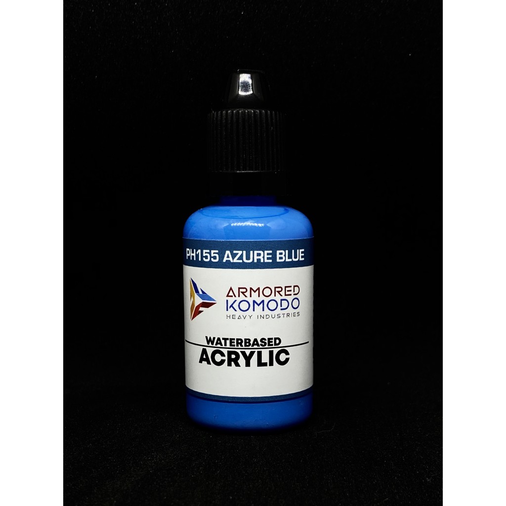 Azure Blue PH155 Waterbased Acrylics 30ml Armored Komodo | Shopee ...