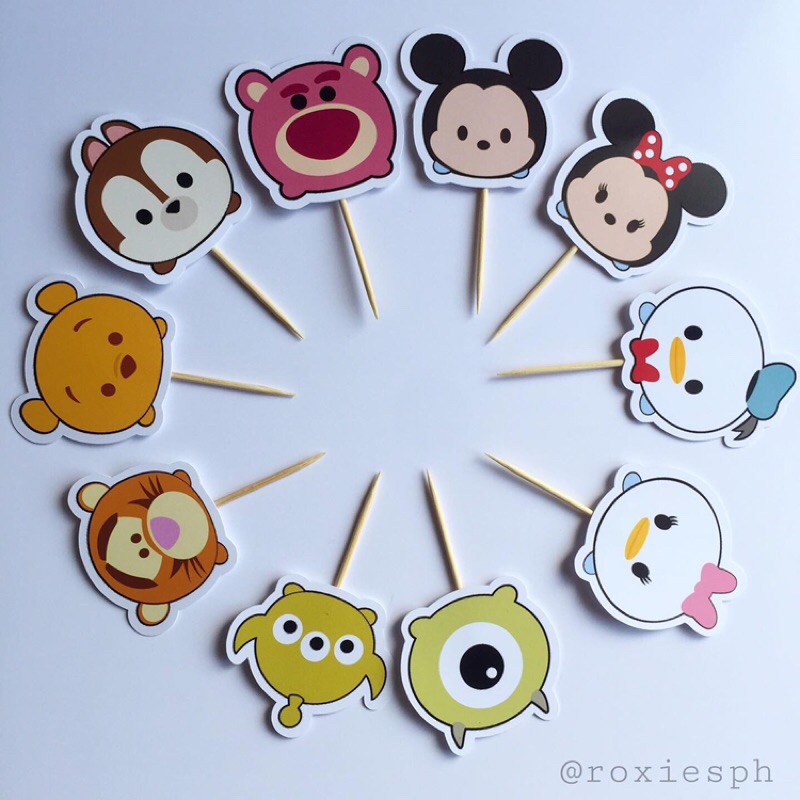 TSUM TSUM CUPCAKE TOPPER | Shopee Philippines