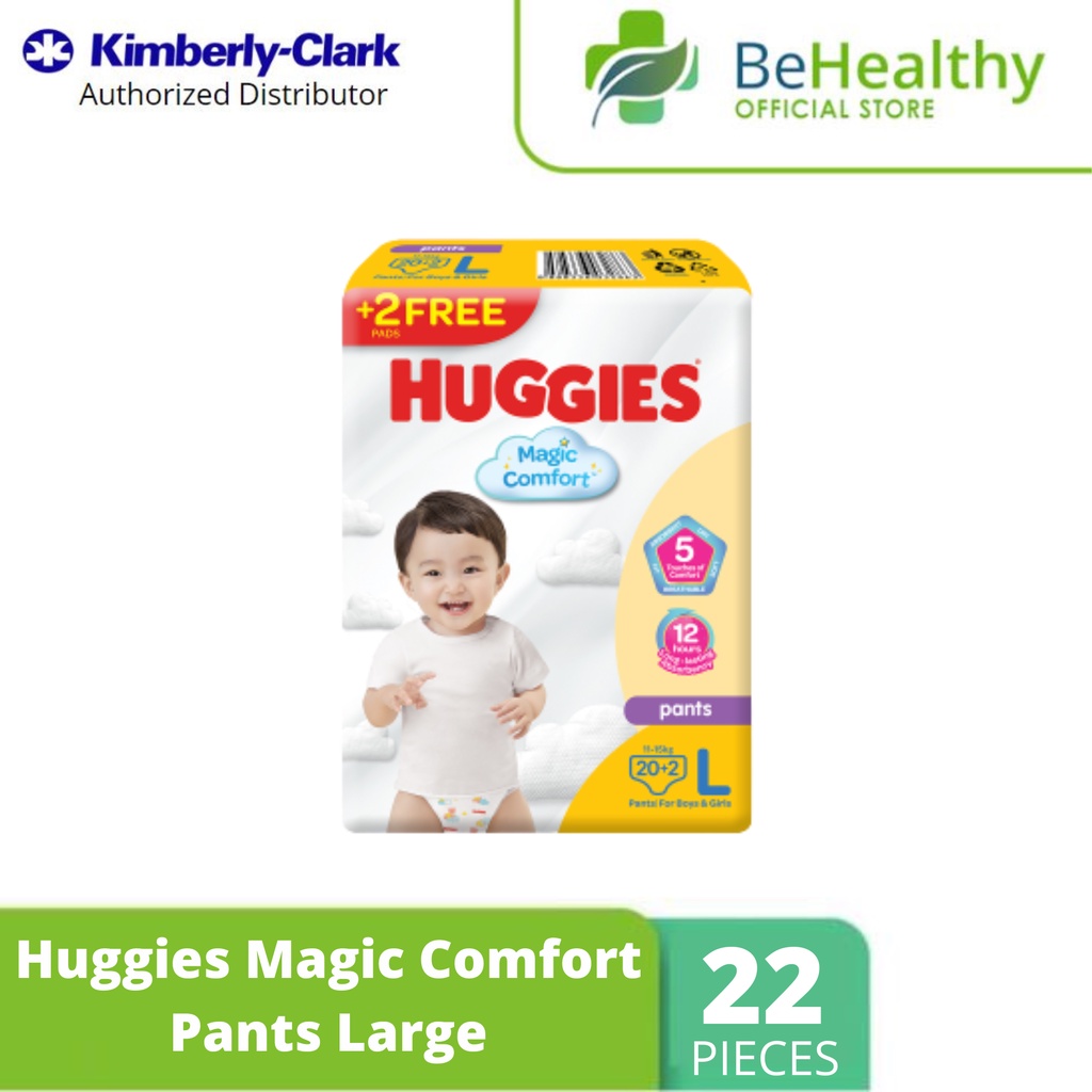Huggies Magic Comfort Pants Large (eco pack) - 22 pcs | Shopee Philippines