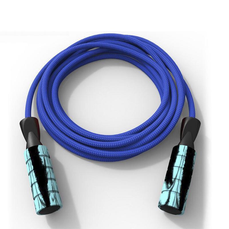 Weight-bearing Speed Fitness Jump Rope Adult Skipping Rope Doodle Nylon ...