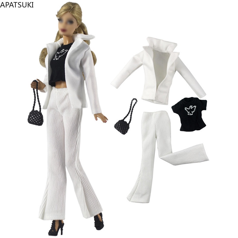 1Set White Business Suit for Barbie Doll Clothes Set Fashion Outfits ...