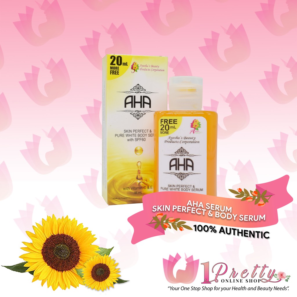1Pretty 1pc Original Ayesha AHA Serum (50ml) | Shopee Philippines