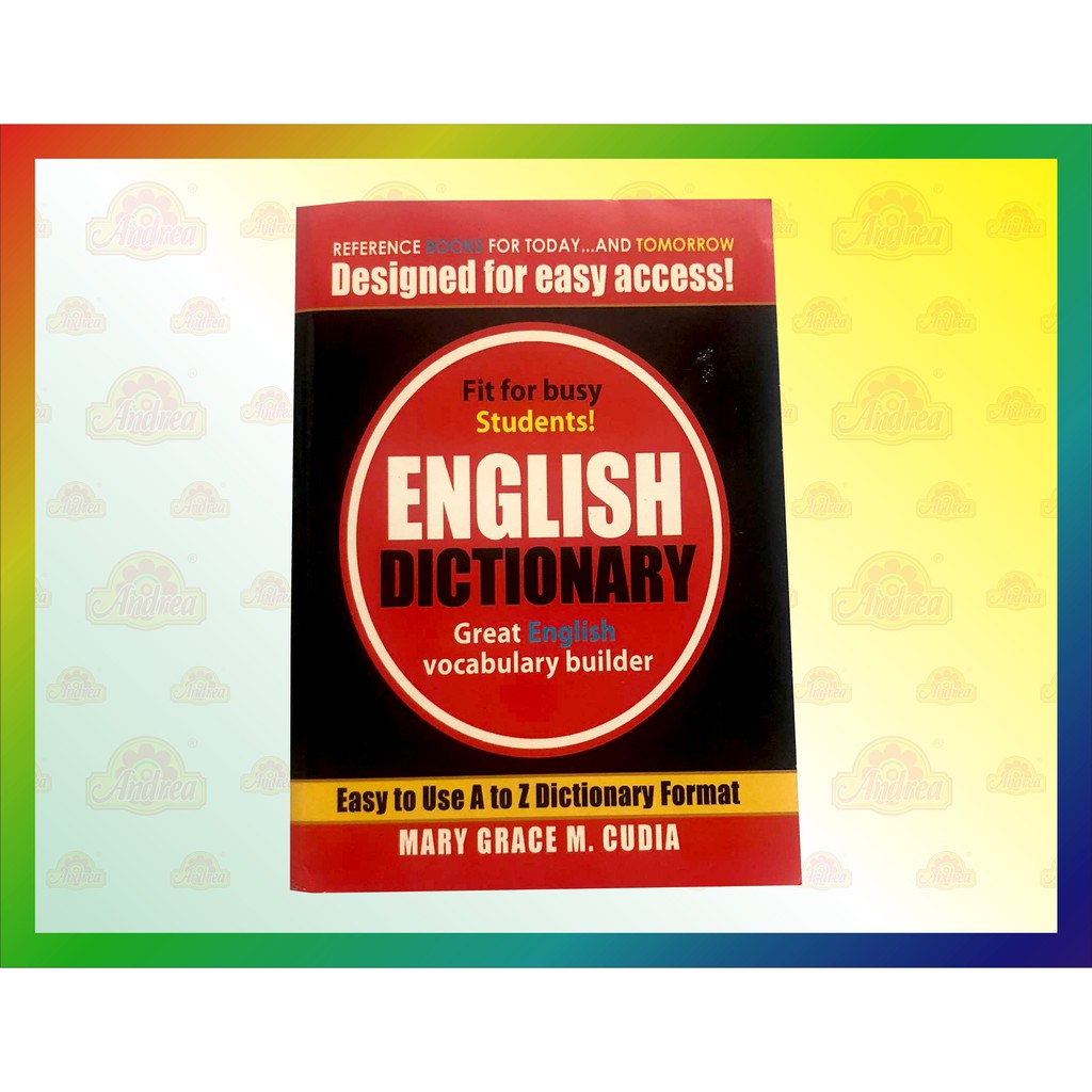 Dictionary Jumbo in different variant | ANDREA presyo ₱88