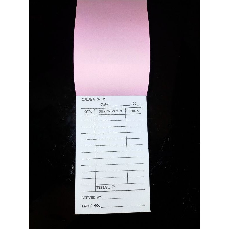 Order Slip Receipts (10 PADS) | Shopee Philippines