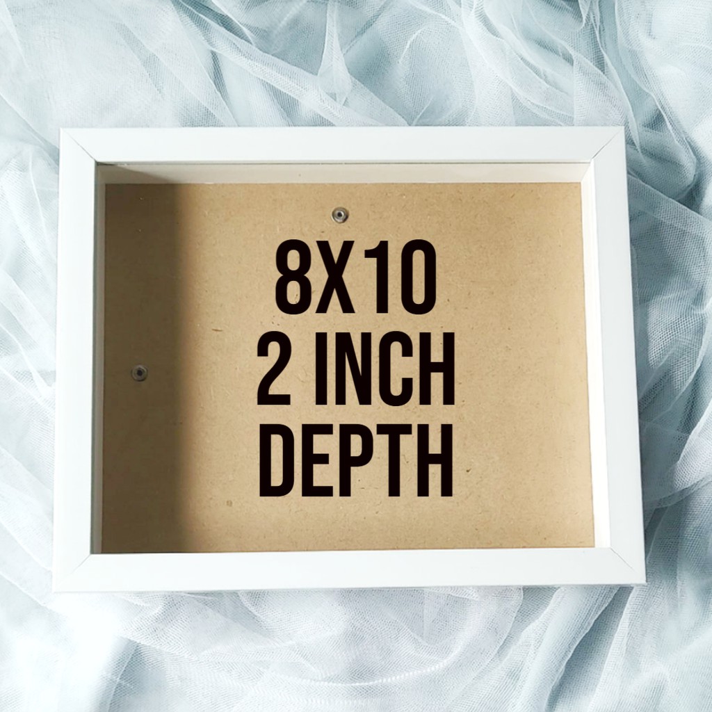2 Inch Depth 8X10 Shadowbox Frame Multipurpose Shadow Box Frame ...