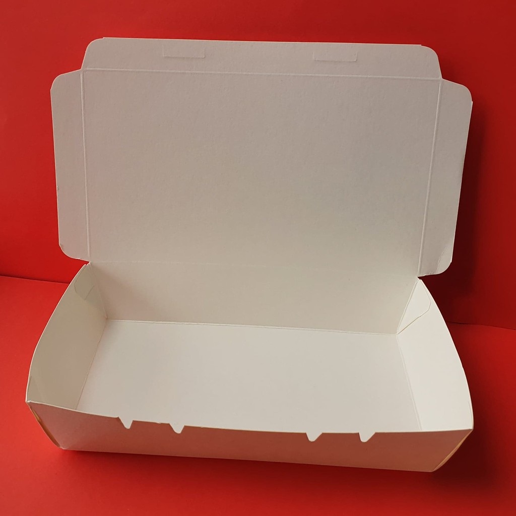 600PCS SPAGHETTI BOX TAKE AWAY PAPER MEAL BOX DISPOSABLE AND ECO 