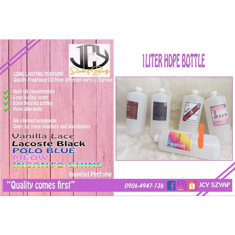 1 liter Inspired perfume (Refill) | Shopee Philippines