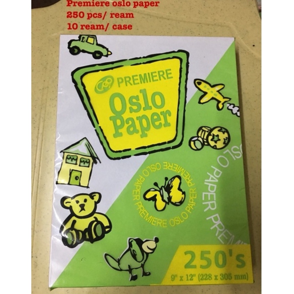 Oslo paper 250sheetS/9*12 paper size /100gsm/ sold per ream | Shopee ...