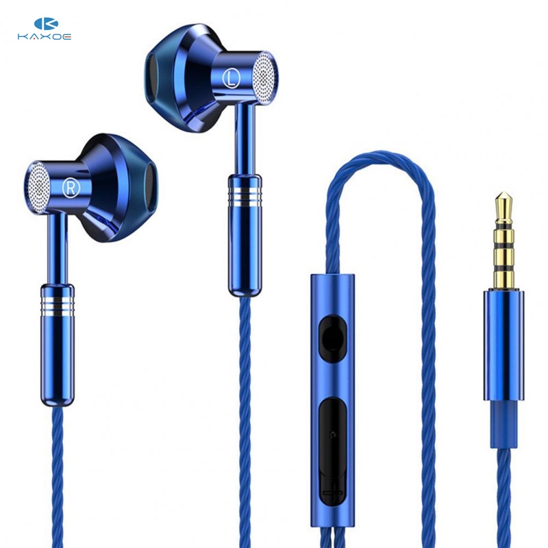 KAXOE 9D Heavy Bass In-ear Metal Wired Headset 3.5mm Wire Control ...