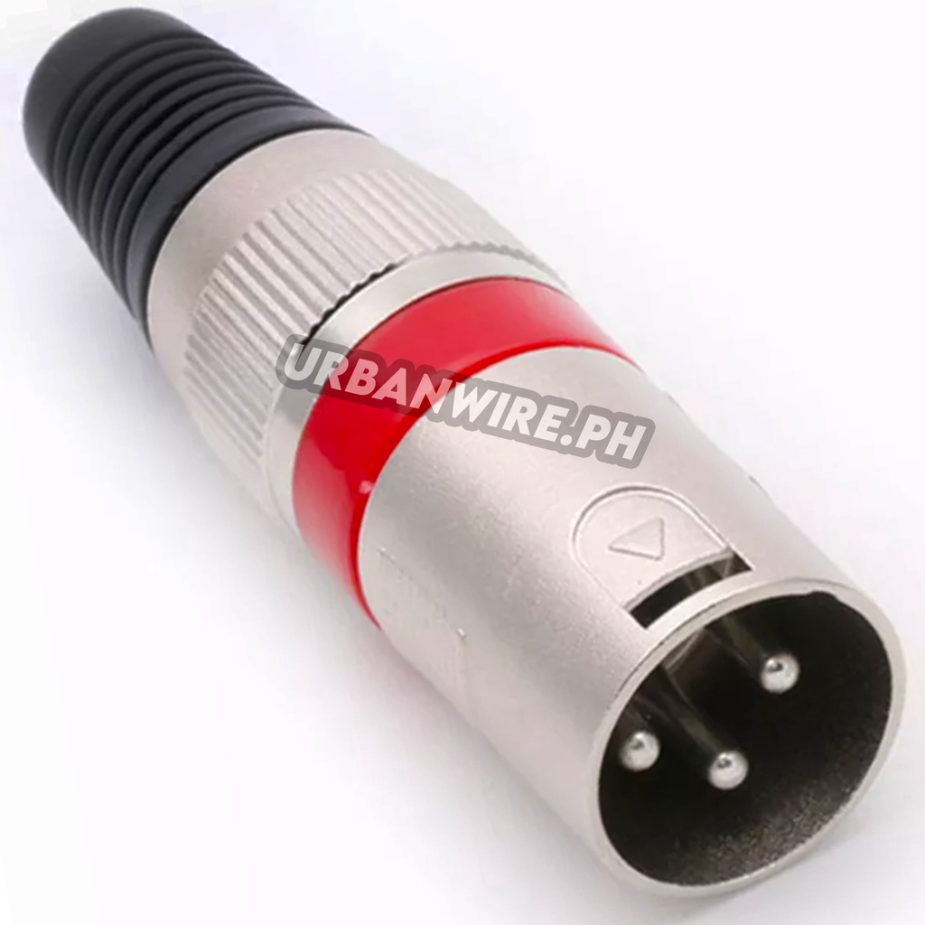 XLR 3 Pins head Microphone Cannon Plug Connector Heavy Duty | Shopee ...