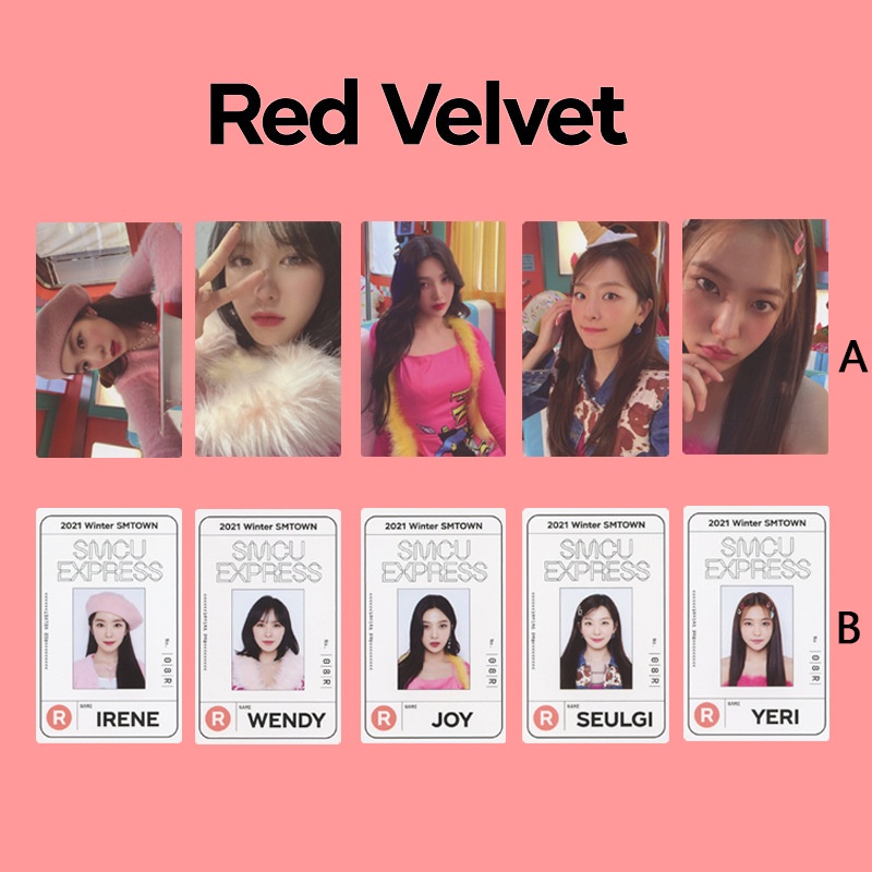Kpop Red Velvet 2021 Winter SMTOWN Same Style Self-made Photo Card | Shopee Philippines