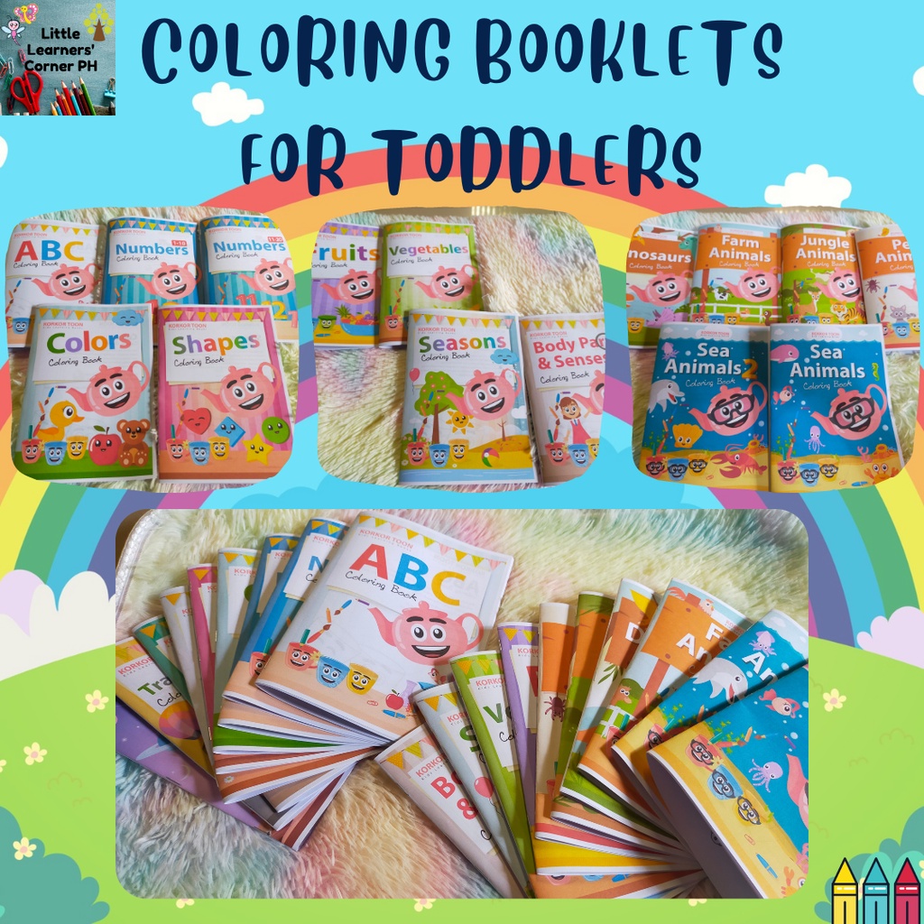 Coloring Booklet for Toddlers | Shopee Philippines