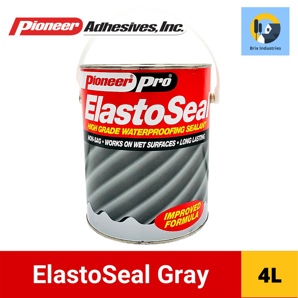 Pioneer Elastoseal High Grade Waterproofing Sealant 4 Liters (Gallon) | Shopee Philippines