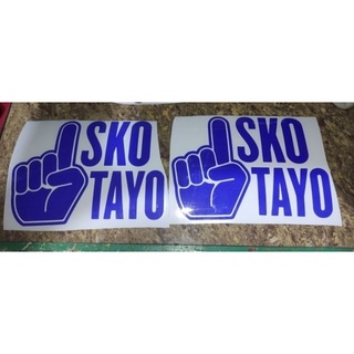 ISKO TAYO CUTOUT CAR STICKERS | Shopee Philippines