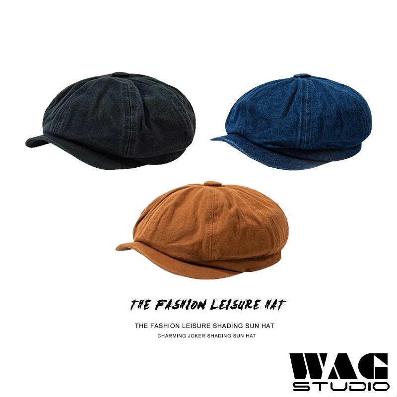 WAG Hat | Ready Stock Vintage Denim Newsboy Cap for Men Women Peaky ...