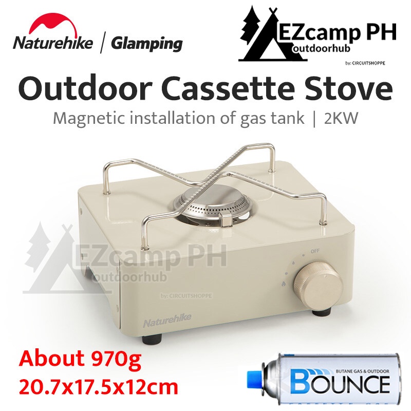 Naturehike Camping Outdoor Butane Gas Stove Portable Cooking Burner for ...