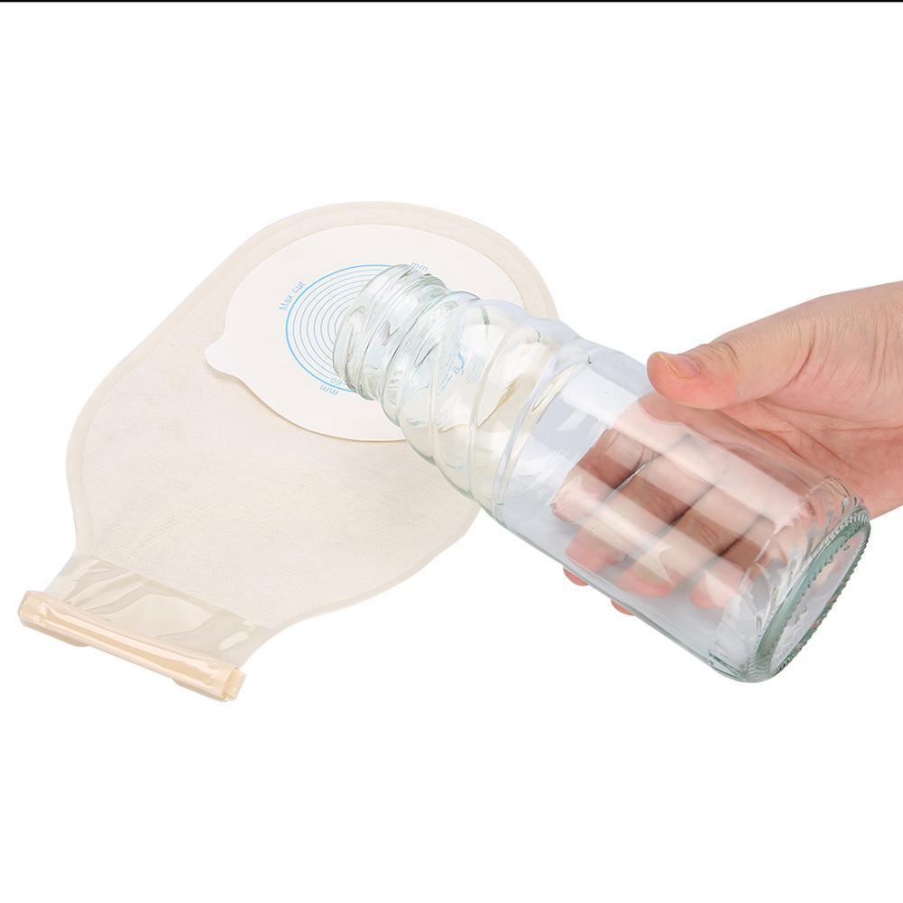 MEYISHOP 10pcs Ostomy Colostomy Stoma Drainable Pouch Bag Cut to Fit ...