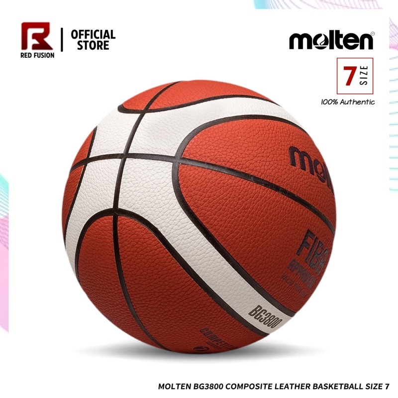 Molten BG3800 Composite Leather Basketball Size 7 (Authentic) | Shopee ...