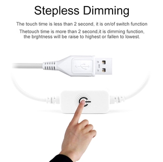 Led Strip SMD2835 Dimmable DC5V Led tape Dimmable Touch Sensor White ...