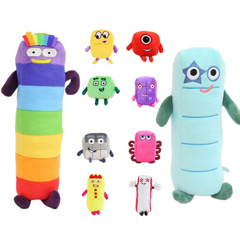 2022 New Cartoon Numberblocks Plush Doll Children Toys Kids Gift ...