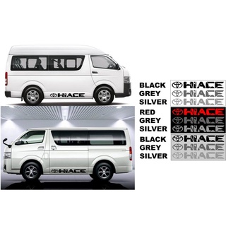 Toyota Hiace Side Body Sticker Vinyl Rubberize | Shopee Philippines
