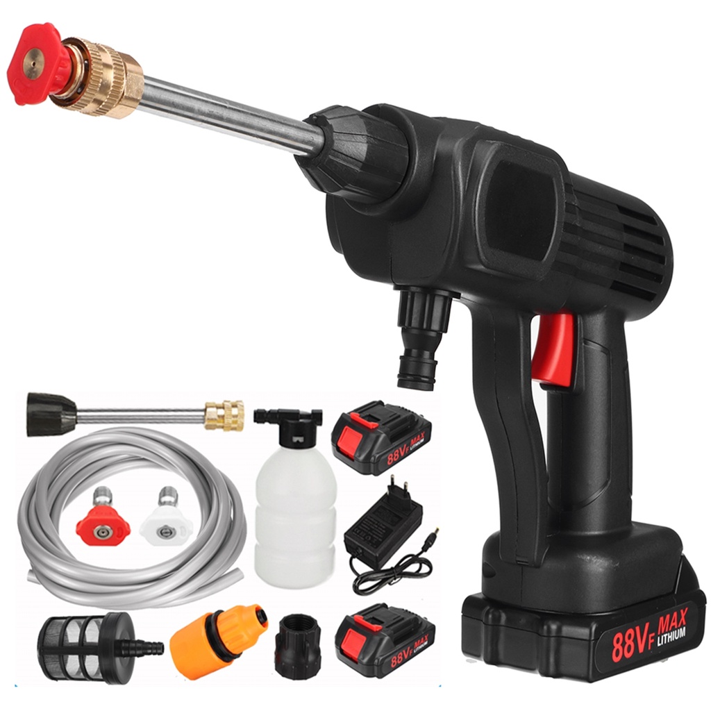 Drillpro Cordless High Pressure Car Washer Rechargeable Car Wash ...