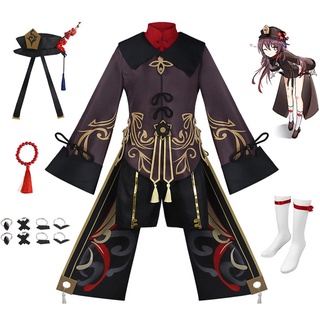 Game Genshin Impact Hutao Cosplay Uniform Game Cos Hu Tao Chinese Style ...