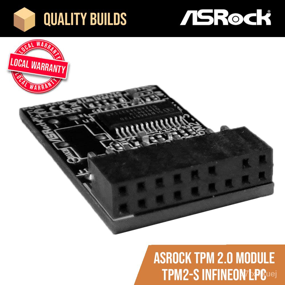 Asrock Tpm2 S 17 Pin Trusted Platform Module Tcg V2 0