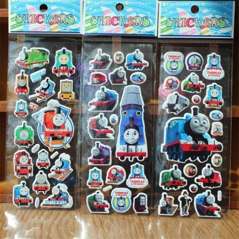 5 Sheets Thomas The Train Cartoon Stickers | Shopee Philippines