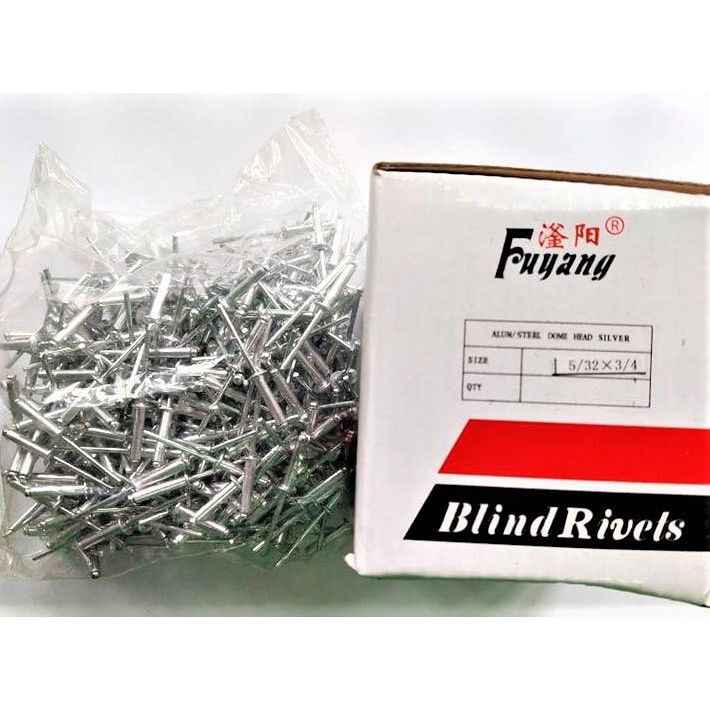 Aluminum Blind Rivet 5/32 x 3/4 inches ( Approx. 350 pcs per box ...