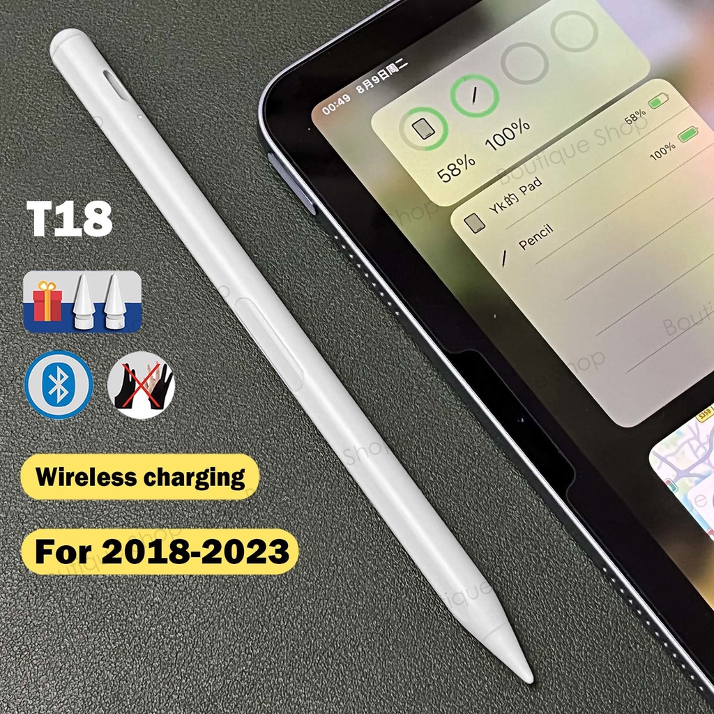 Pencil For iPad Pencil2 T18 Wireless charging Stylus Pencil For 2022 ...