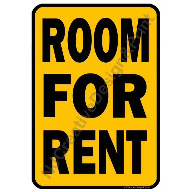 Room For Rent-A4 Laminated Signage | Shopee Philippines