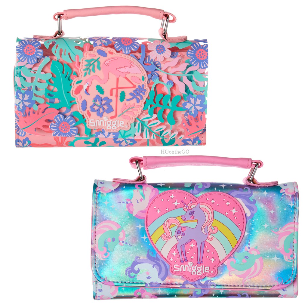 Smiggle Viva Scented Media Pouch Unicorn Flamingo Purse (1pc) | Shopee ...