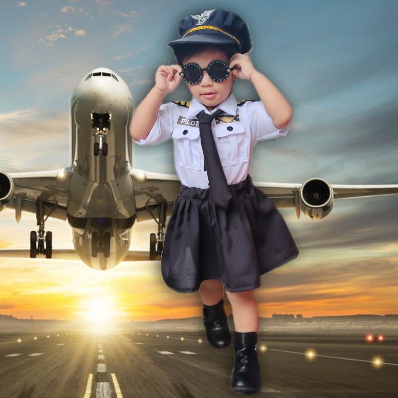PILOT COSTUME FOR KIDS SET | Shopee Philippines