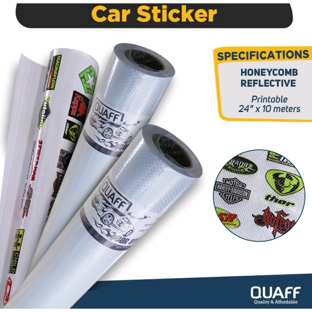 QUAFF Eco Solvent Printable Car Sticker Spectrum 24inches x 10m ...