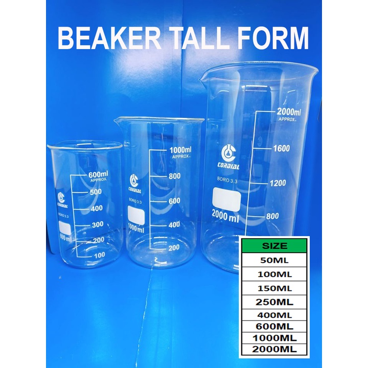 Beaker Glass Tall Form Shopee Philippines