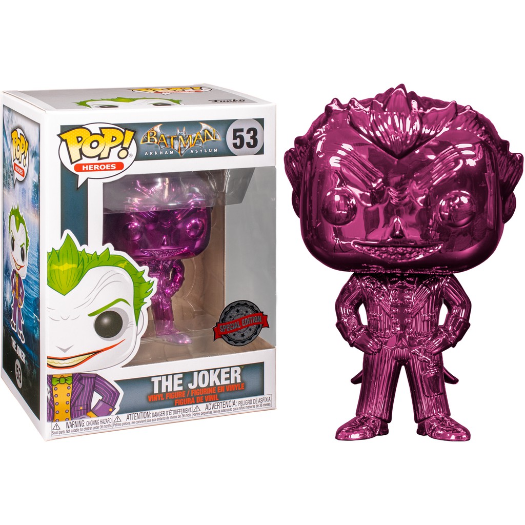 Funko Pop 53 The Joker (Special Edition Green Chrome ...