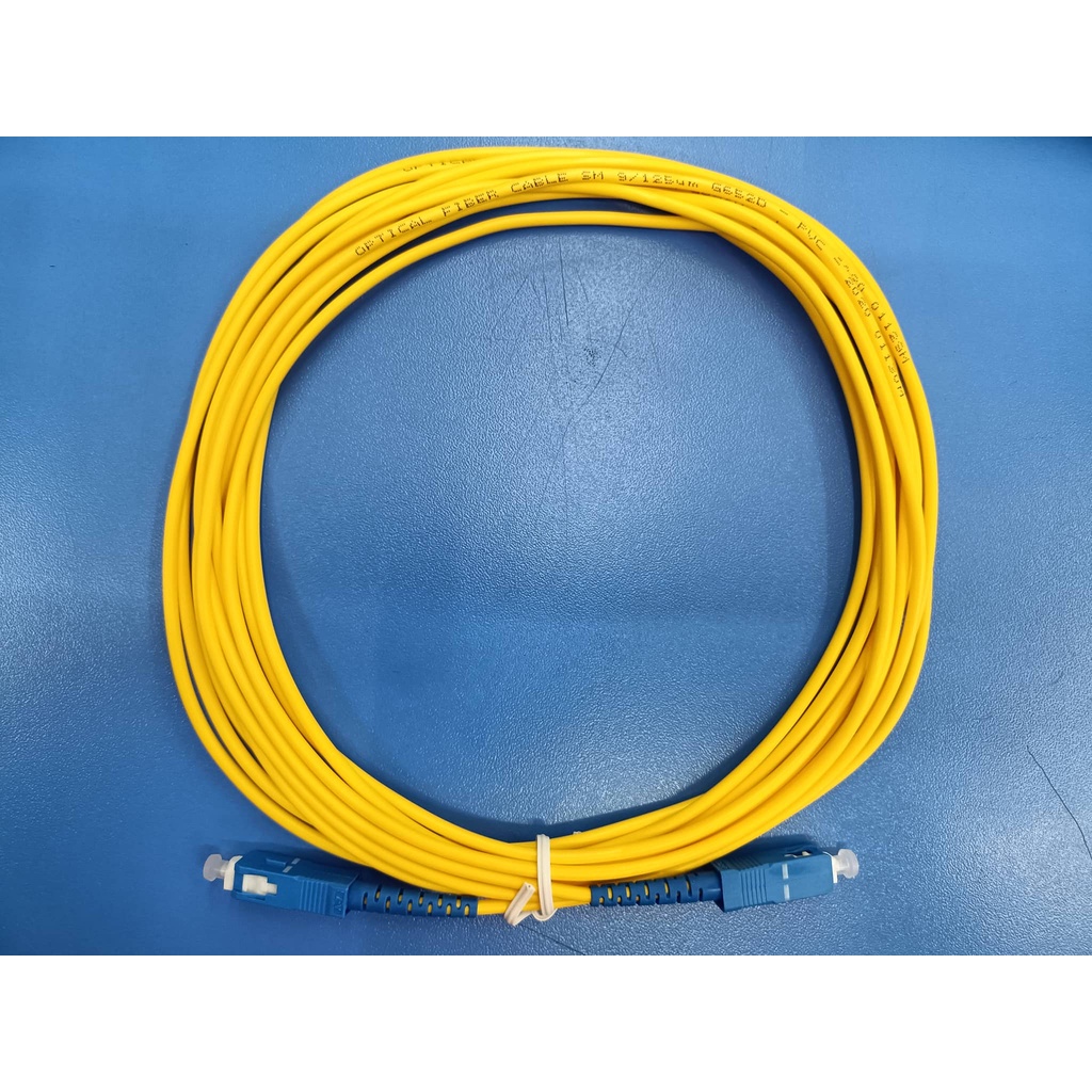Fiber lan cable sc/pc 5meter for pldt, converge and globe | Shopee ...